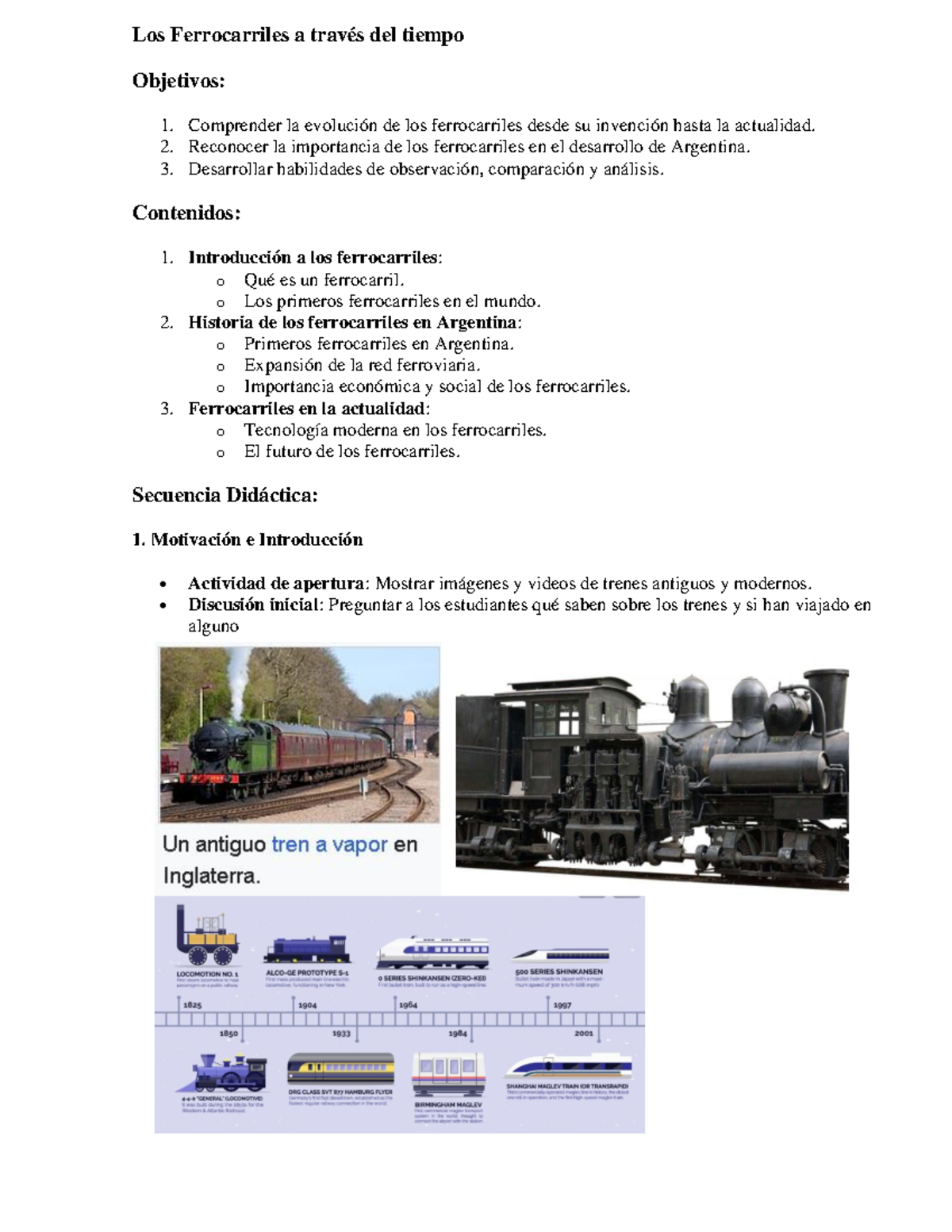 Los Ferrocarriles a través del tiempo - Los Ferrocarriles a través del ...