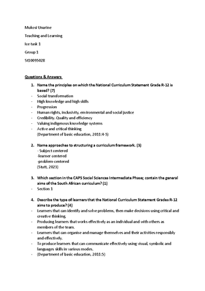 Compulsory ICE Task 1 - ice task - Compulsory ICE Task 1 — Disciplinary ...