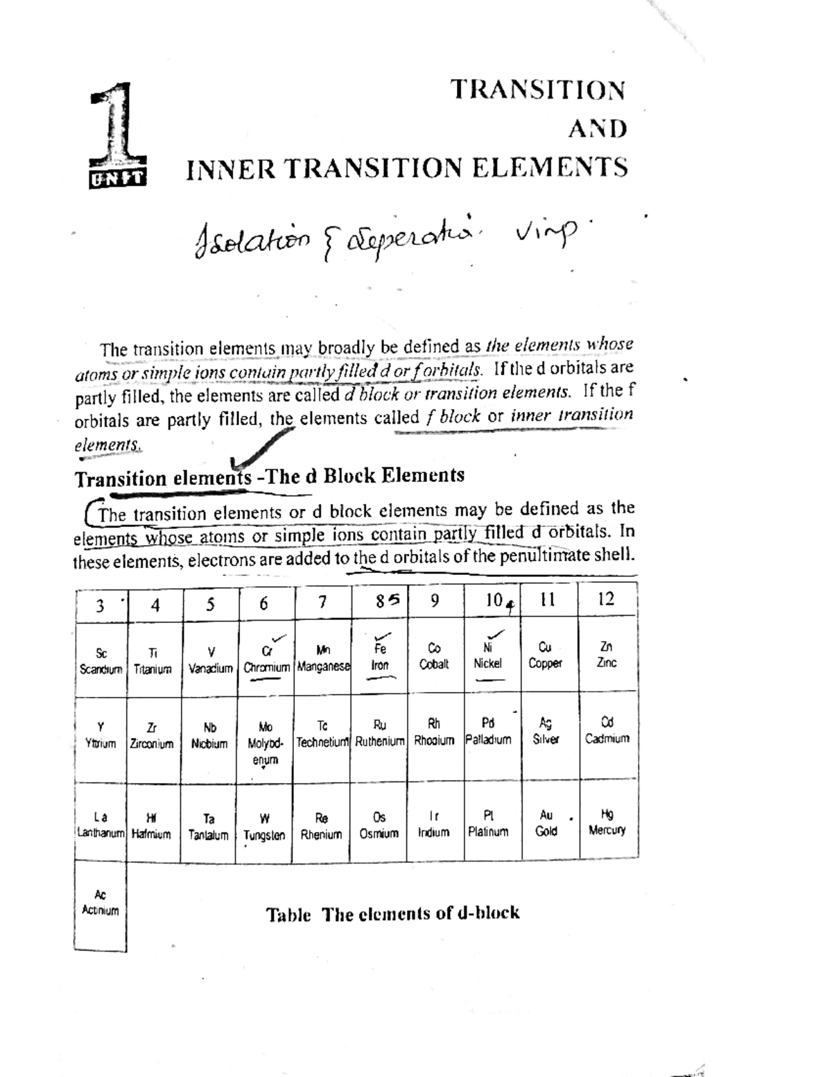 Transition and inner transition elements/B Sc Chemistry/ Kerala ...