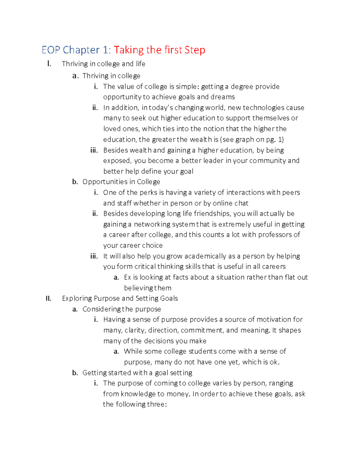EOP Chap 1 - It is an outline for chapter 1 of the new eop book ...