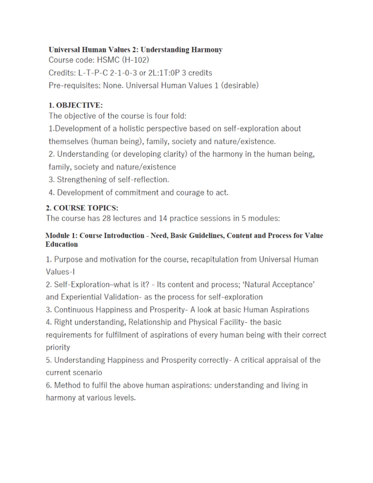 Uhv 2 syllabus - mechanical - Studocu