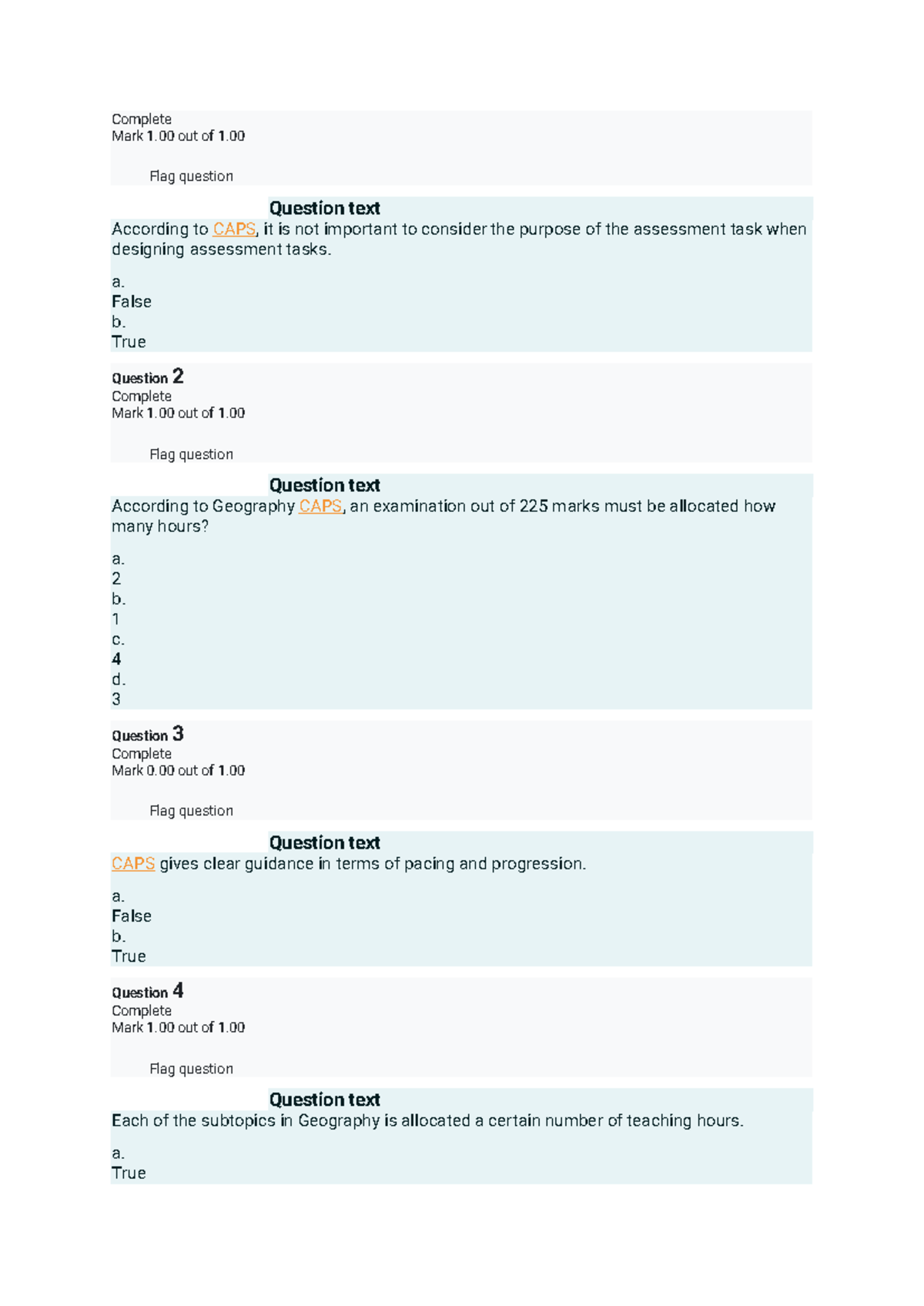 Tms3713 A 1 Assignment 1 2024 Complete Mark 1 Out Of 1 Flag Question Question Text 