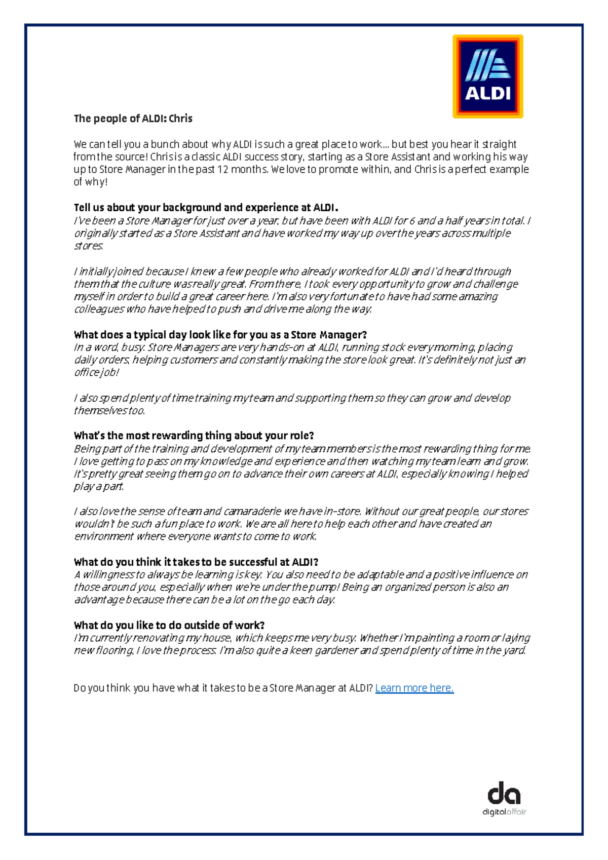 Digital-Affair Brand-Ambassador-article-Chris-Toce-(Store-Manager) V1 ...