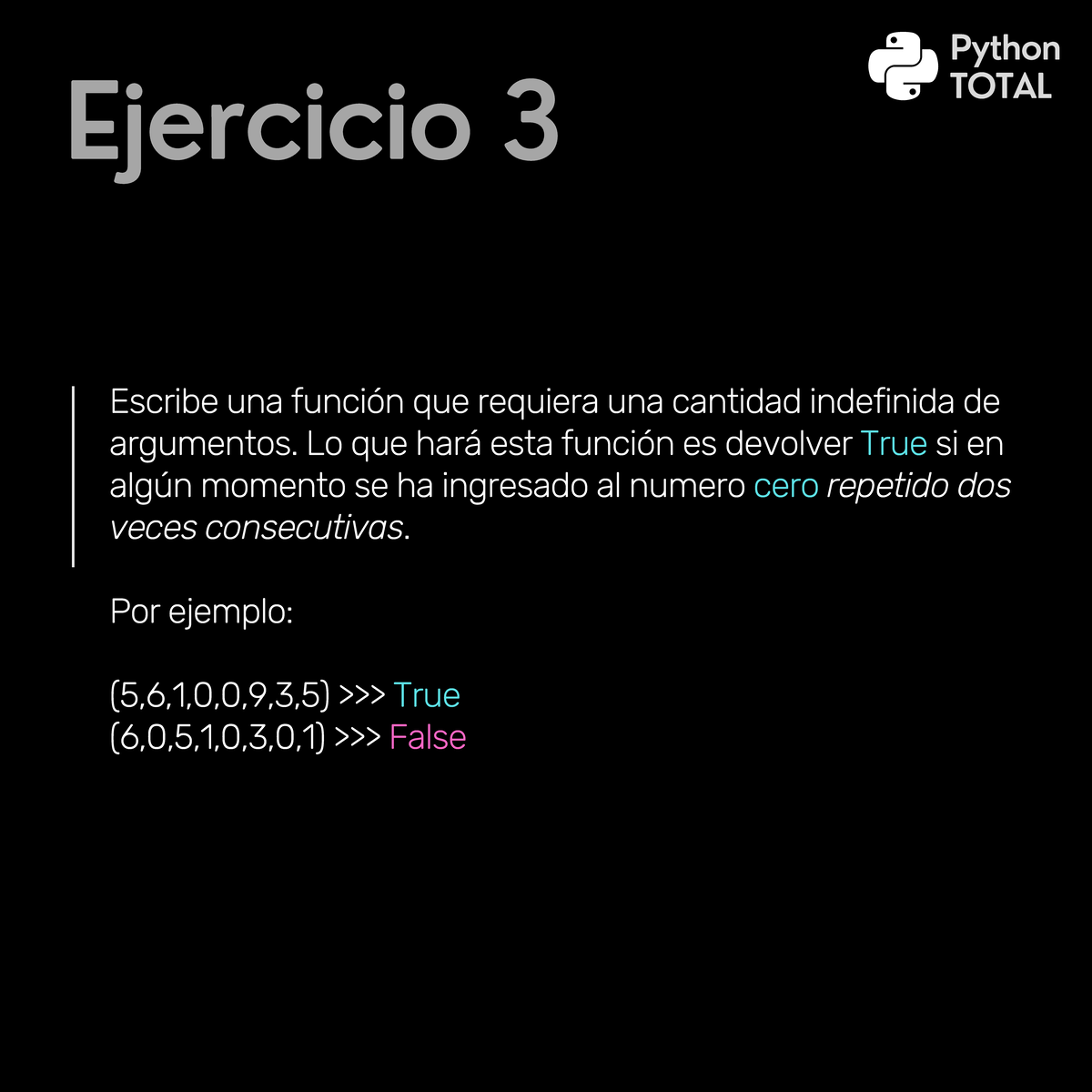 Ejercicio 3 - SDAAXZD - Computación - Ejercicio 3 Python TOTAL Escribe una función que requiera ...