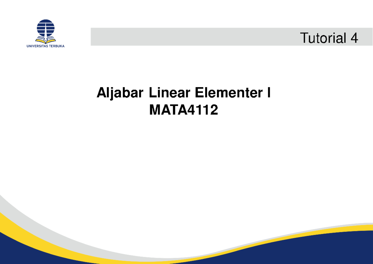 Ale 204 - pdf algerba for learning - Aljabar Linear Elementer I MATA ...