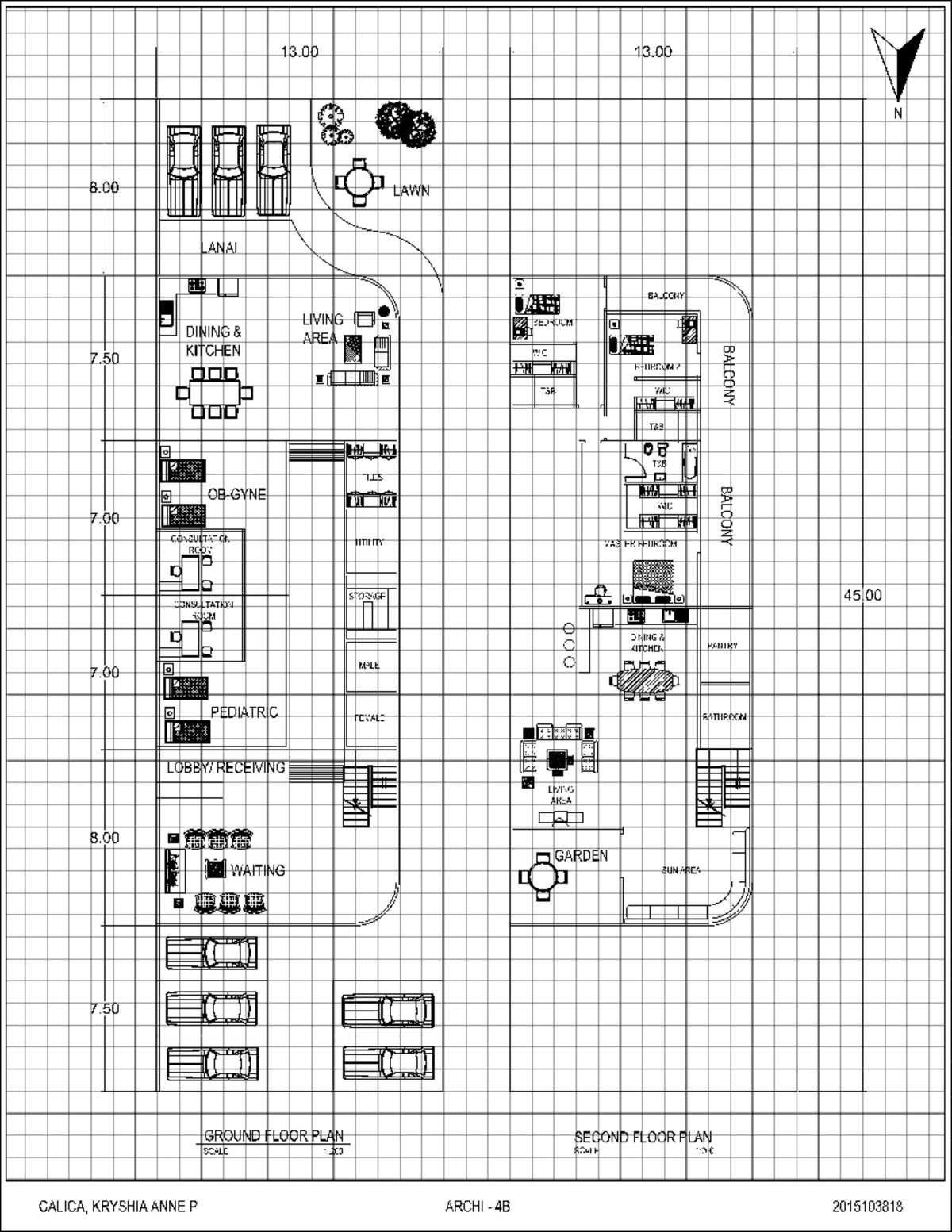 2 story residential with clinic - BS Architecture - Studocu