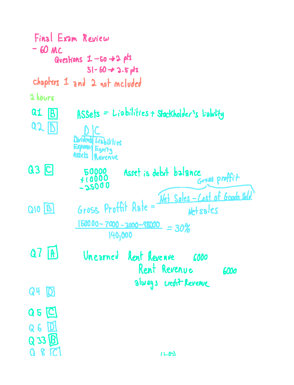 Final prep - Final Exam Review 60 MC Questions I 5042 pts 51 6002 ...