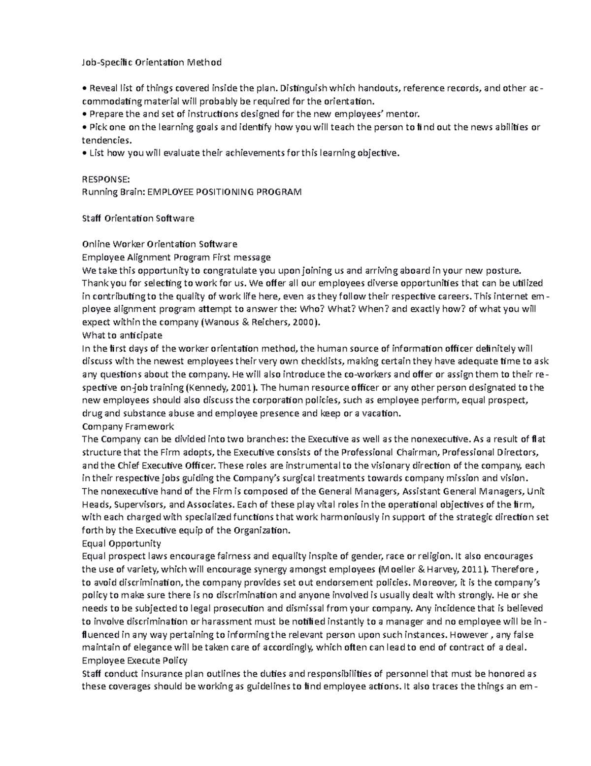 Online Employee Orientation Program 5 - Job-Specific Orientation Method ...