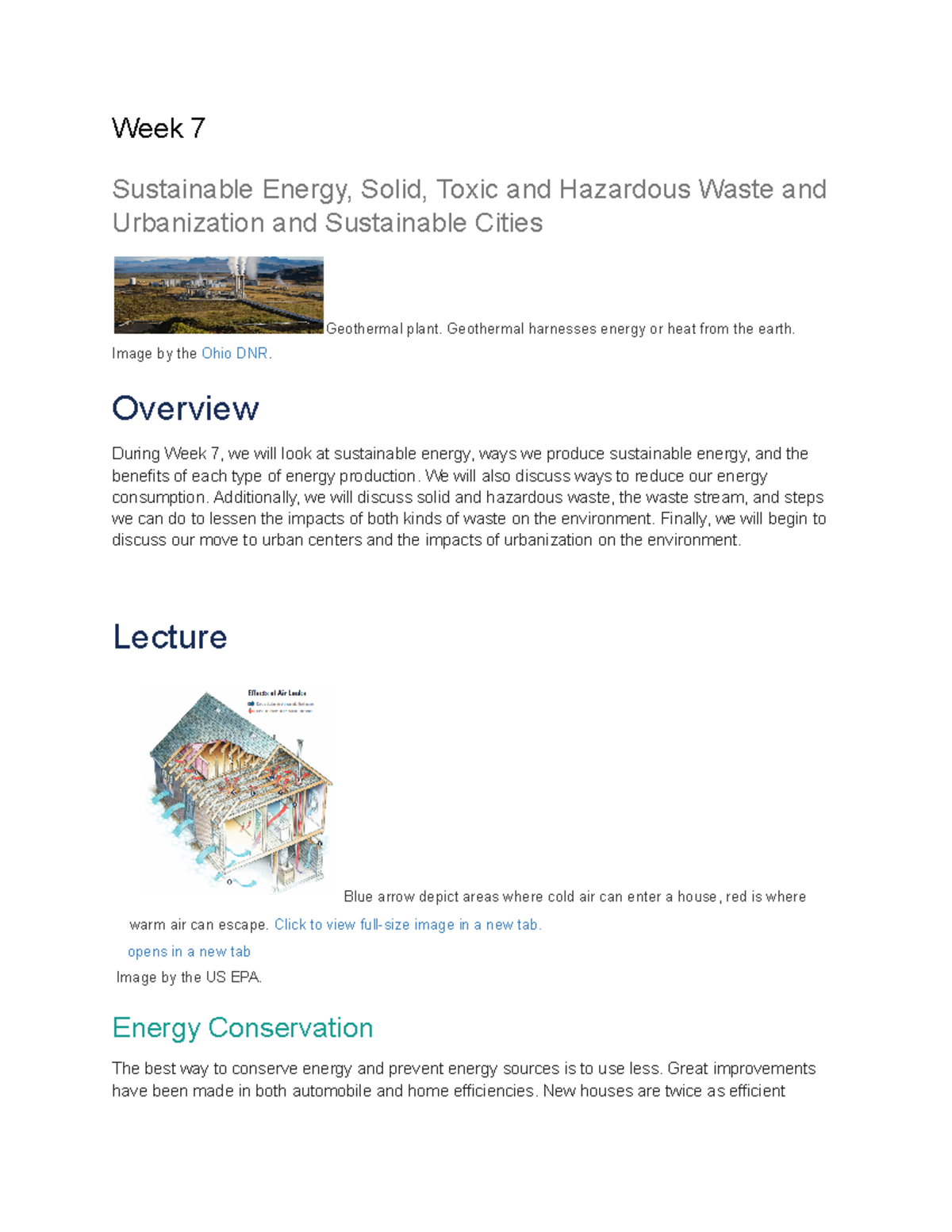 BIOL 115 notes week 7 - Google Docs - Week 7 Sustainable Energy, Solid ...