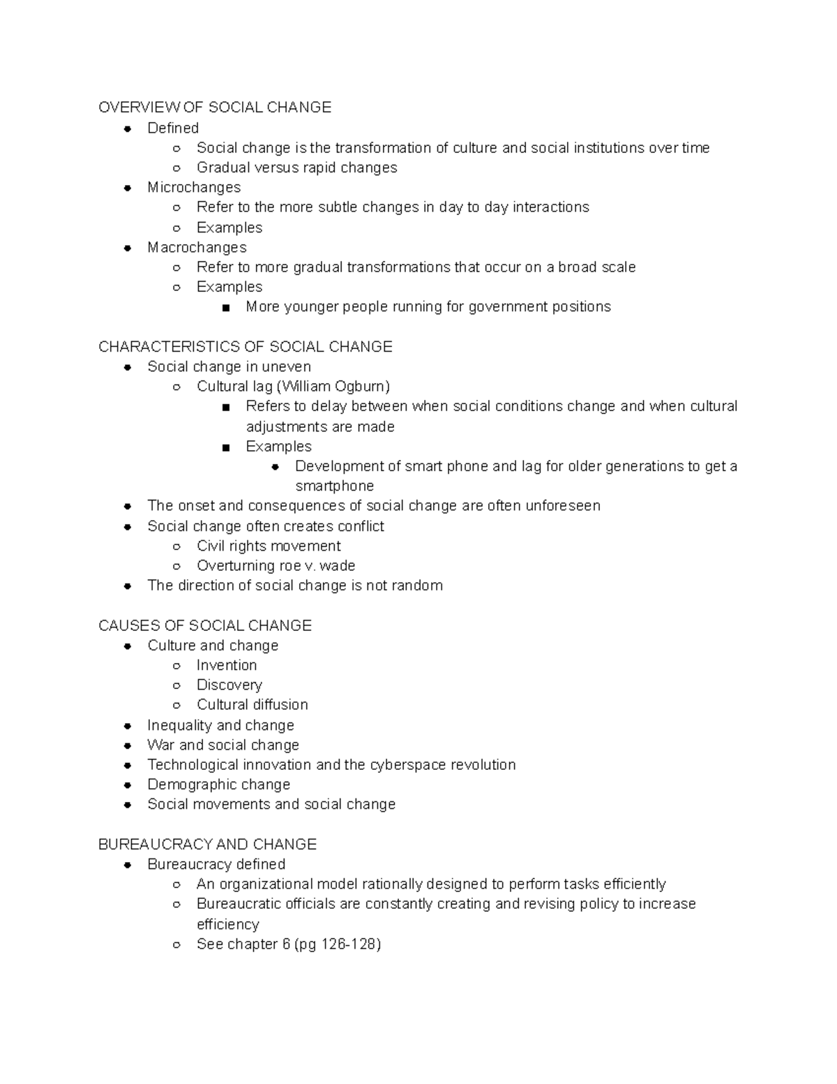 Social Change Part 1 - Dr. Shriver - OVERVIEW OF SOCIAL CHANGE Defined ...