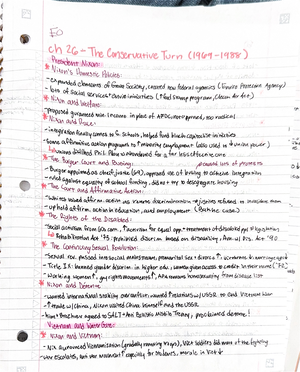 Give Me Liberty - Chapter 25 APUSH Notes - What were the major events ...