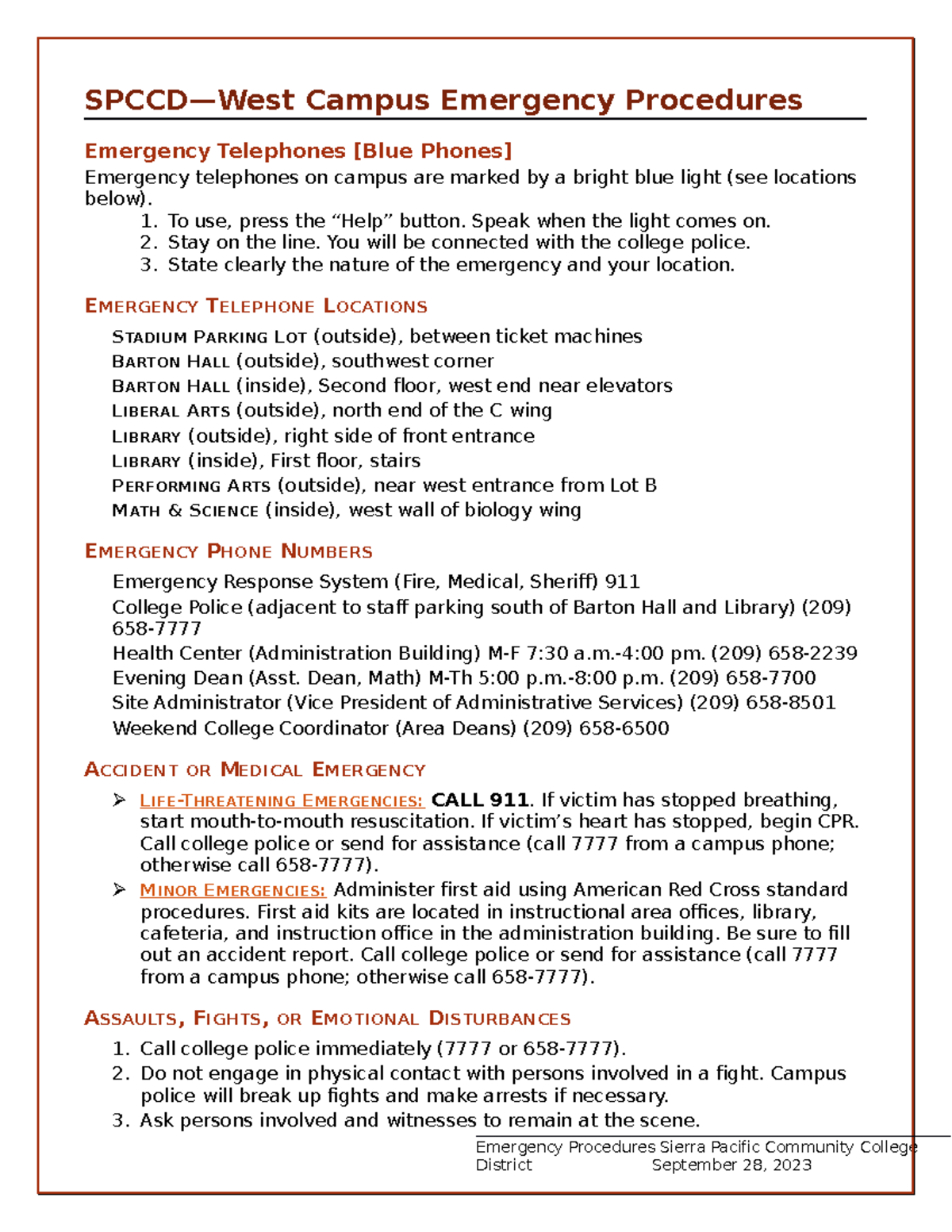 Word 2021 In Practice - SPCCD—West Campus Emergency Procedures ...