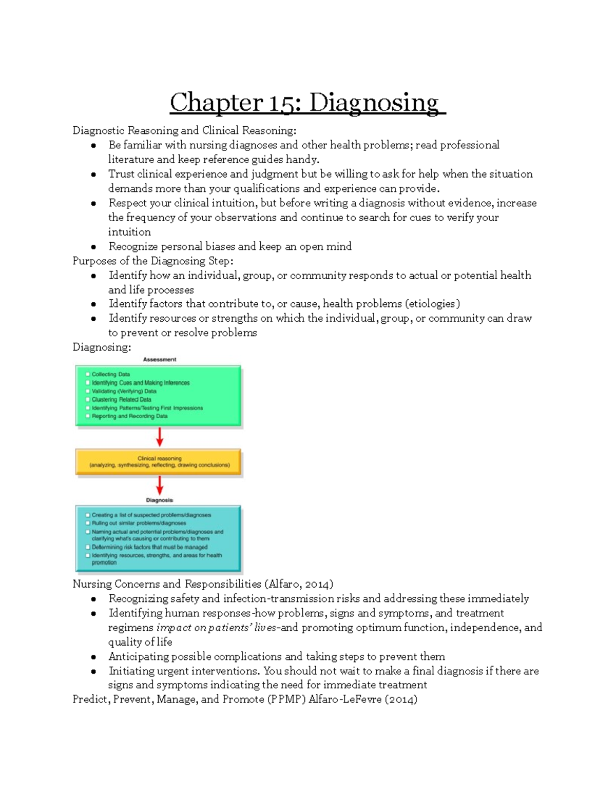 Chapter 15 NOtes - Lipsmeyer - Chapter 15: Diagnosing Diagnostic ...