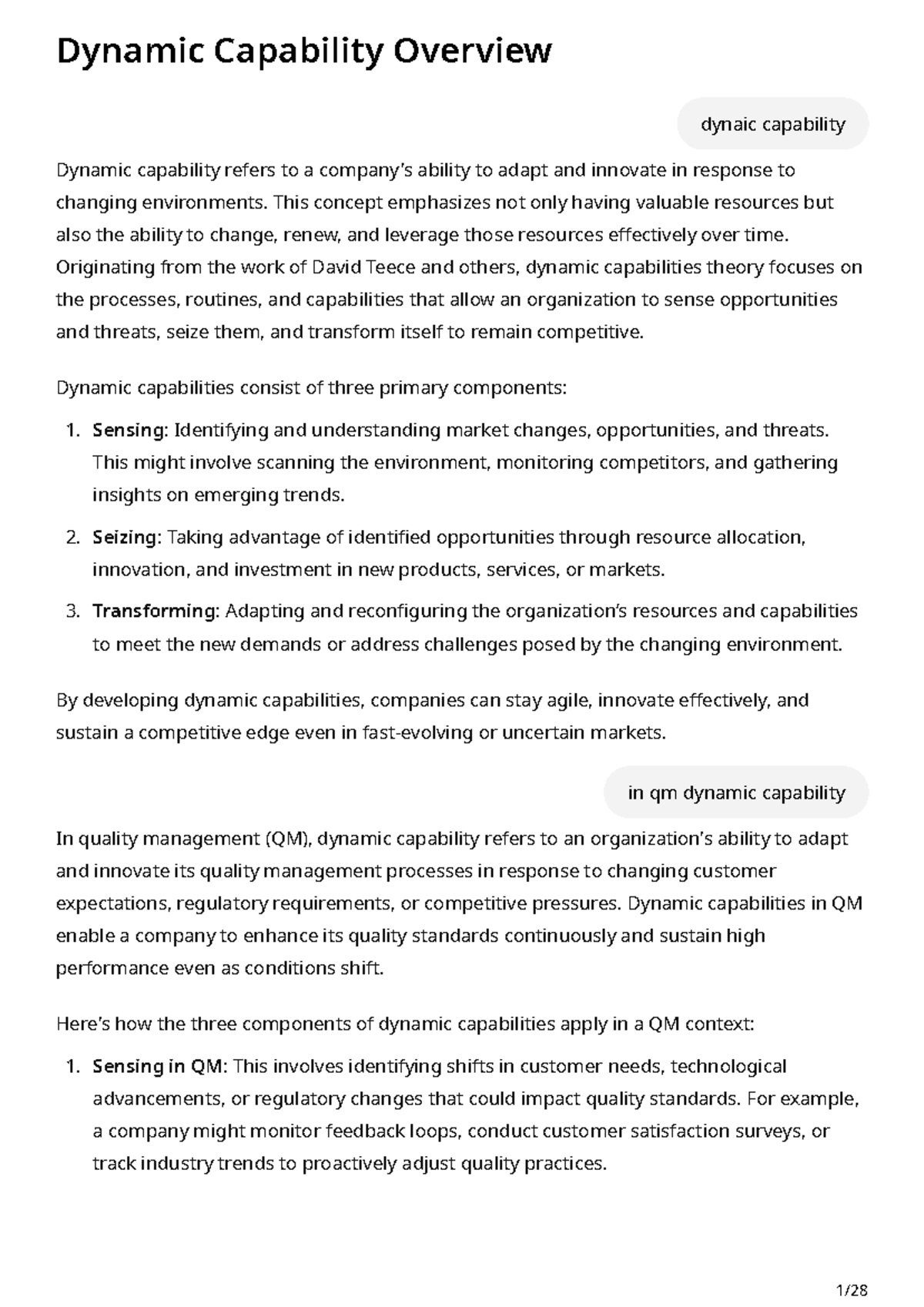 Dynamic Capability Overview Dynamic Capability Overview Dynaic Capability Dynamic Capability