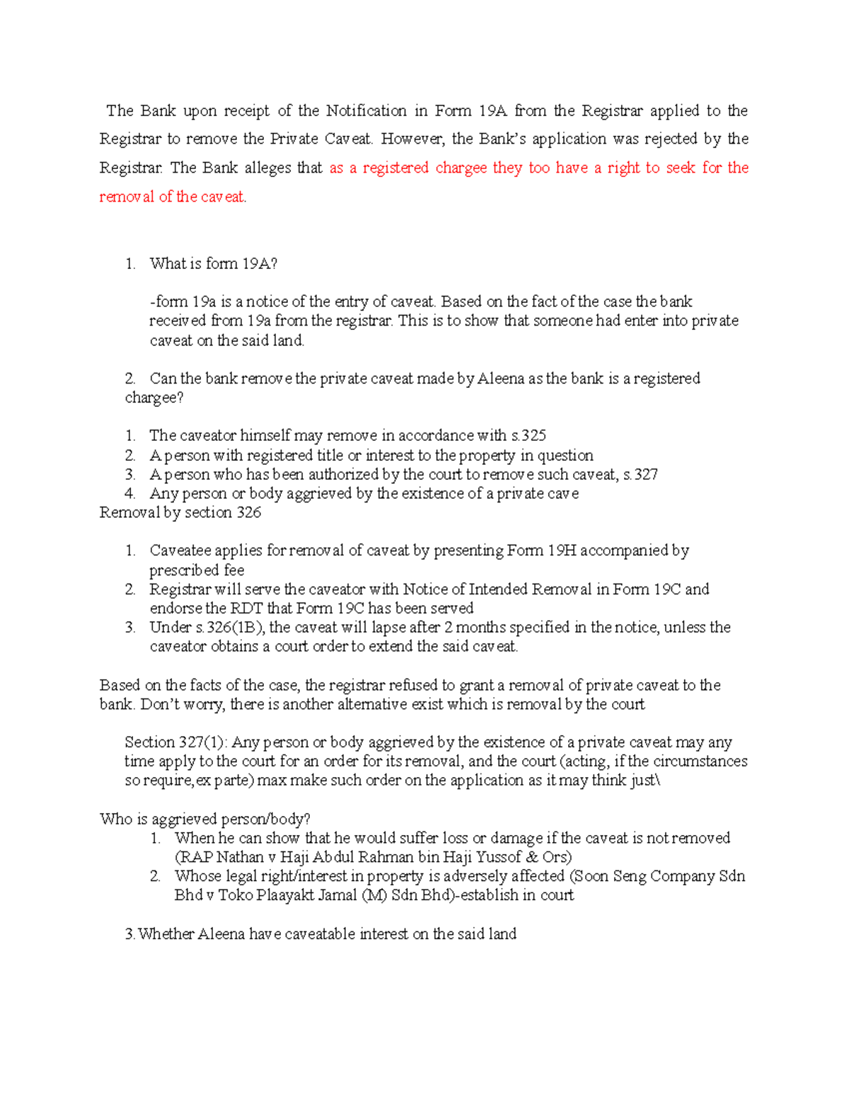 The Bank upon receipt of the Notification in Form 19A from the ...