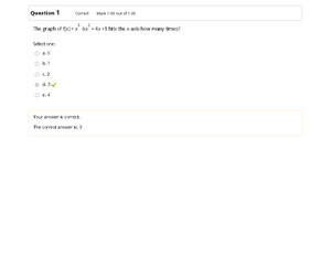 Math 1201 Written Assignment unit 1 - University of the People Written ...