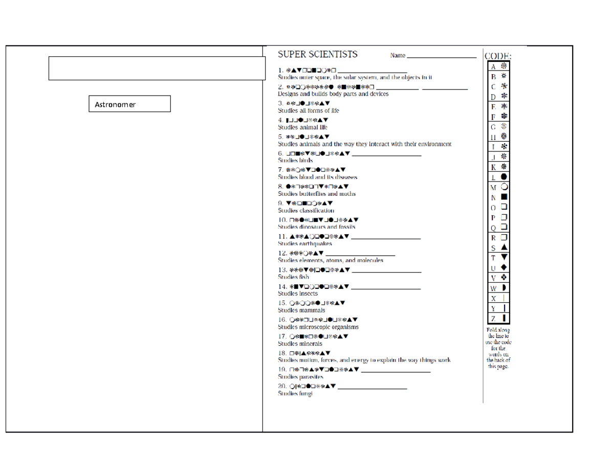 Super Scientist - dd12s3d - HIS 4115 - Astronomer - Studocu
