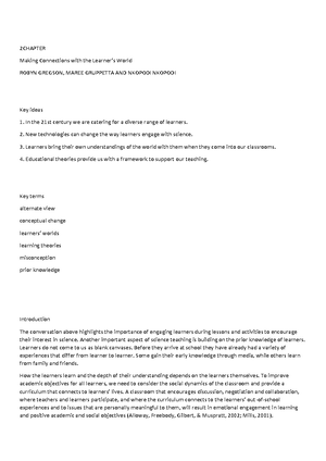 Chapter 4 - NATURAL SCIENCES - 4CHAPTER Engaging Learners in Science ...
