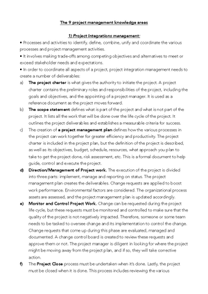 Project Management Notes - WEEK 1 | Intro to Project Management ...