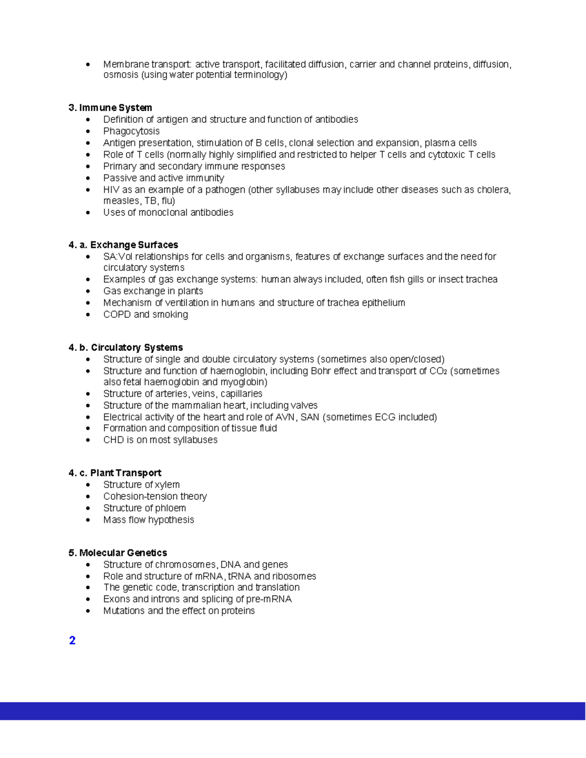 UKBC-i BO-syllabus - bio - 2 Membrane transport: active transport ...