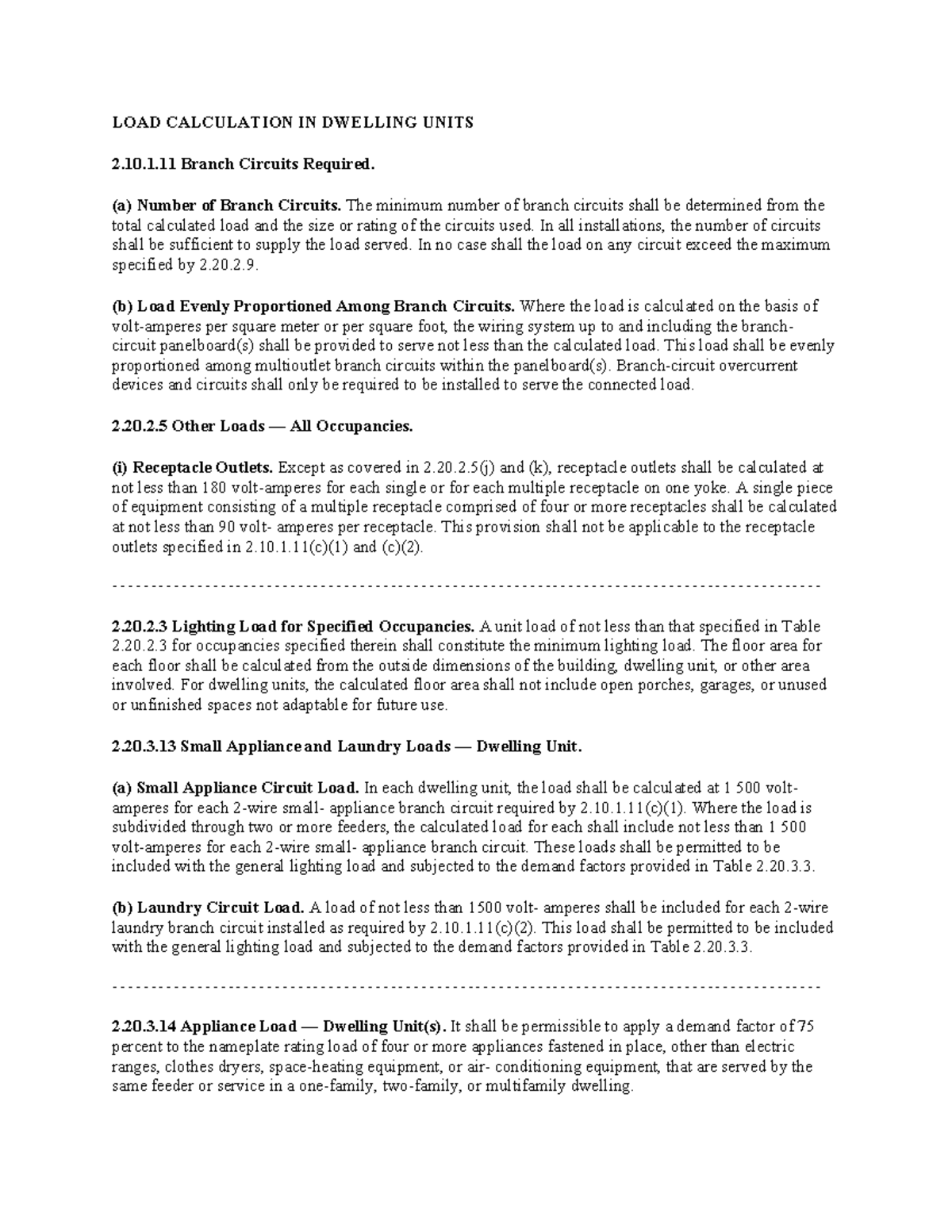 Residential Building - Notes and Calculations - LOAD CALCULATION IN ...