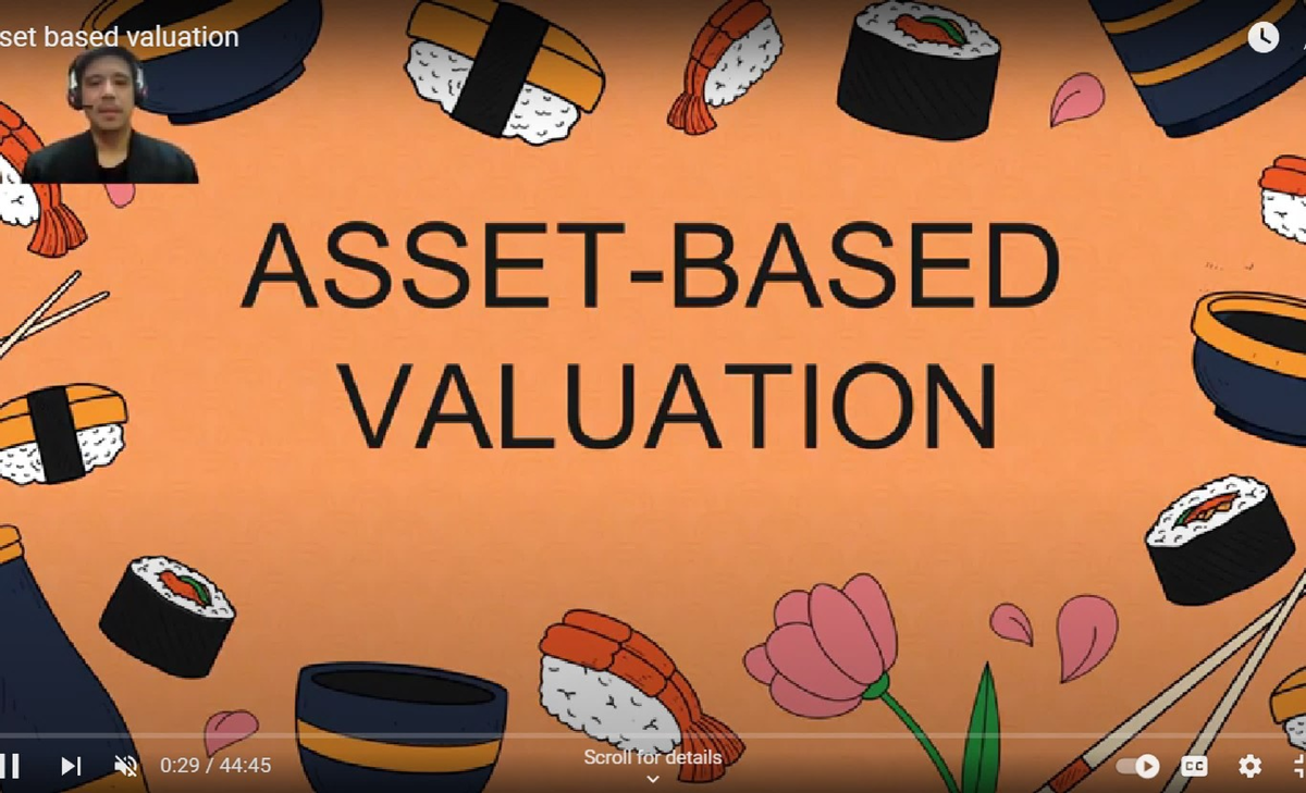 PPT FROM Video - Asset- Based Valuation - Business Studies - Studocu