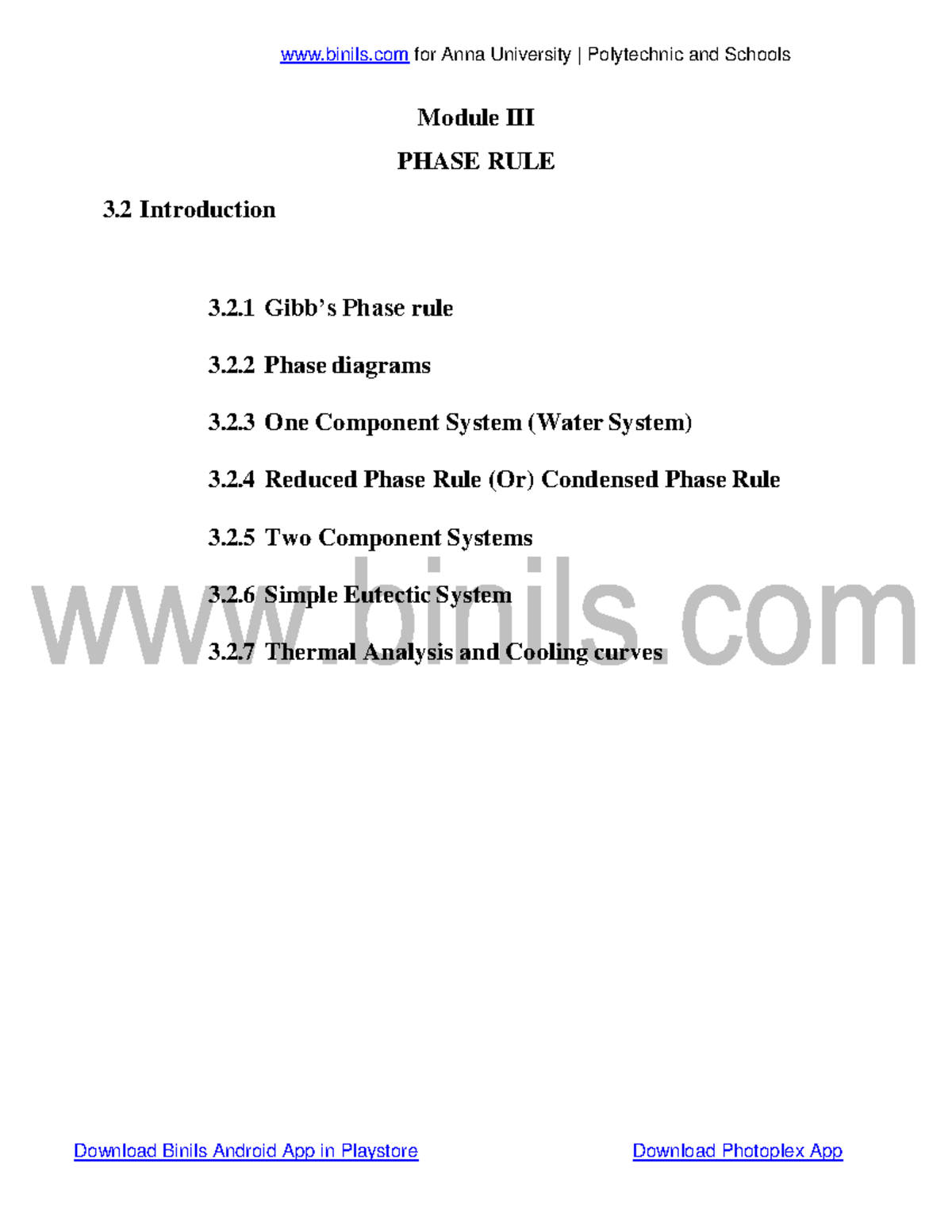 CY8151 unit 3 Phase rule converted - for Anna University Polytechnic and Schools Module PHASE ...