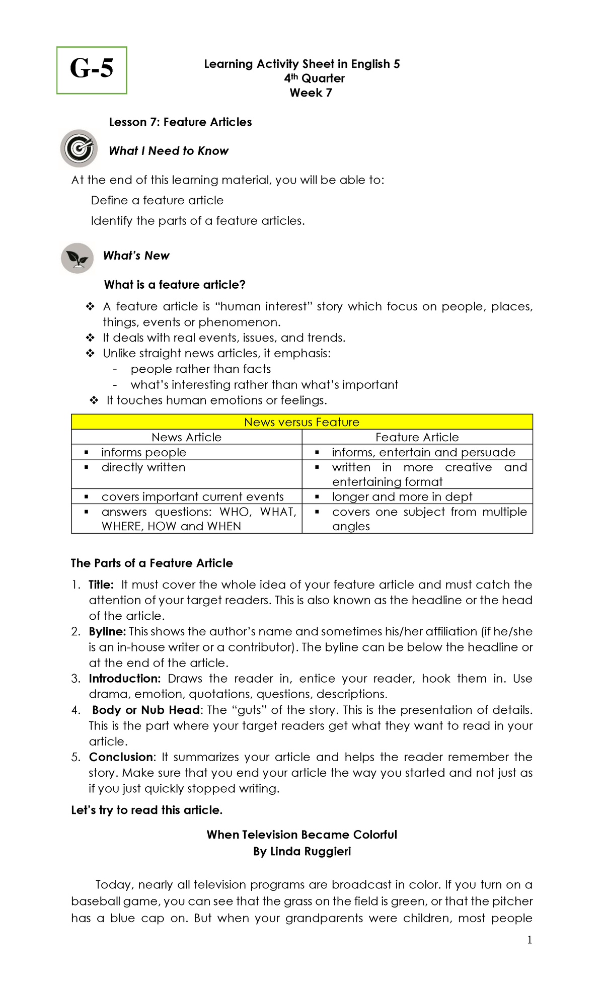 English-5-Q-4-Week-7 - Learning Activity Sheet in English 5 4 th ...