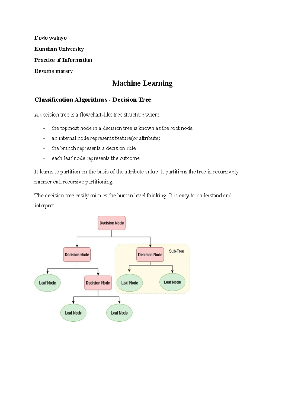 Dodo waluyo assignment POI Machine learning week 8 resume 1 - Dodo ...
