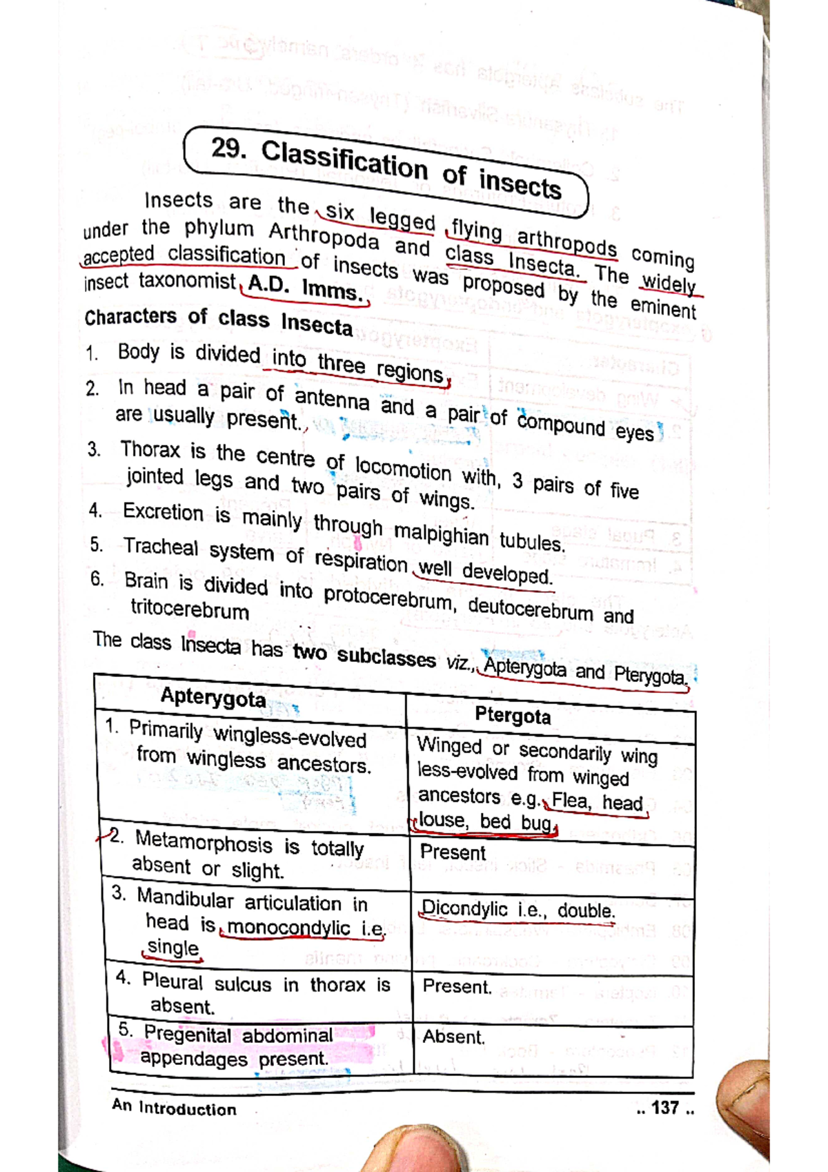 Classification of insects - Introductory Agroforestry - Studocu