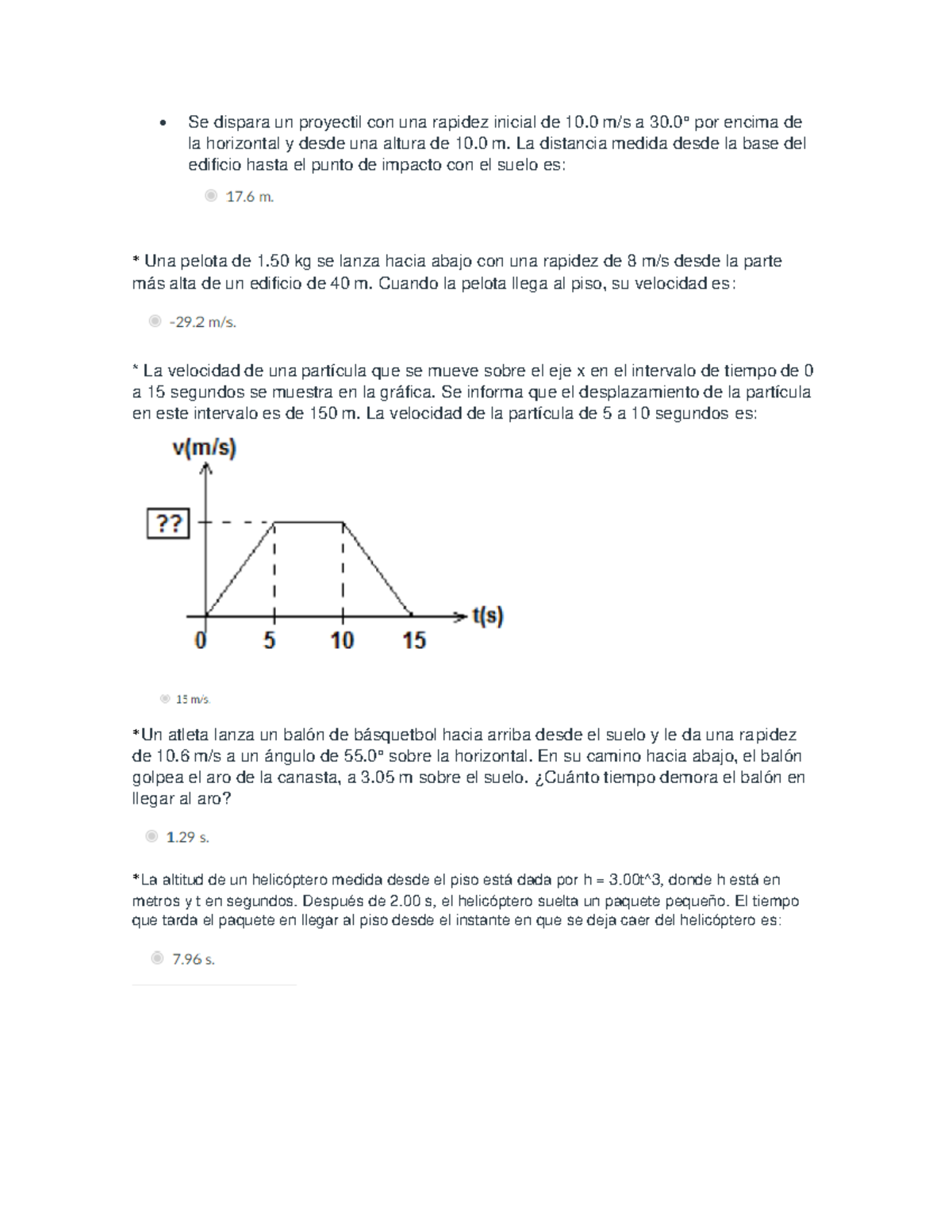 Examen 30 Octubre 2020, preguntas y respuestas - Warning: TT: undefined function: 32 Se dispara ...