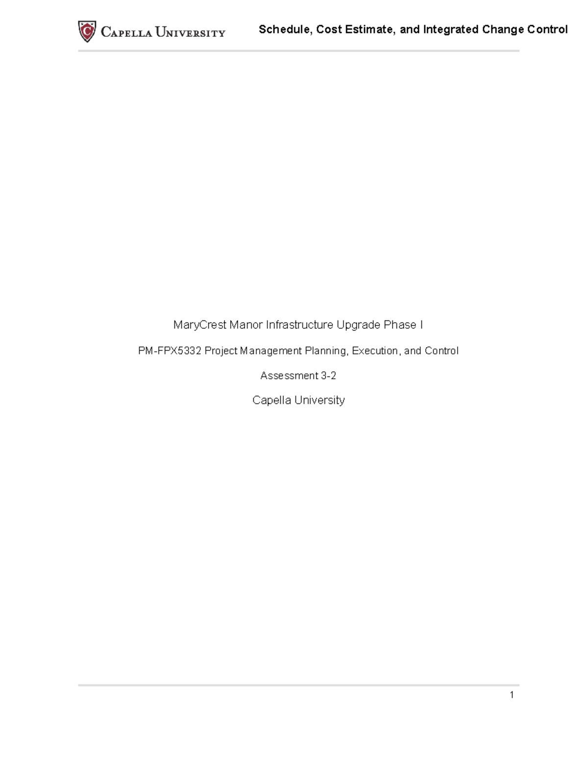 MaryCrest Manor Infrastructure Upgrade Phase I_FPX5332 Assessment 3 2 ...