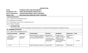 Performing Foot Spa FOR STUDENTS - Unit of competency: PERFORM FOOT SPA ...