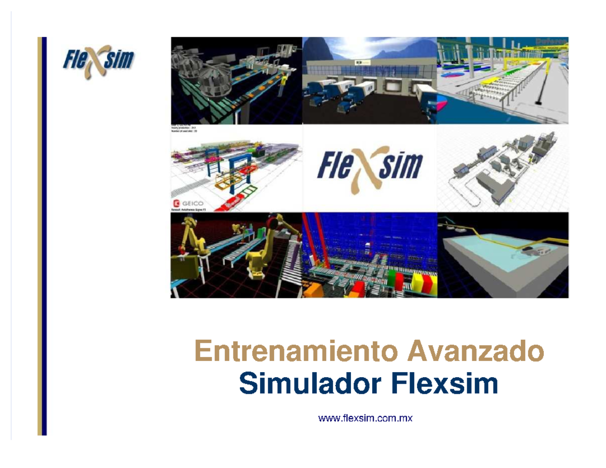 Pdf-curso-avanzado-flexsim compress - 11 Entrenamiento AvanzadoEntrenamiento ...