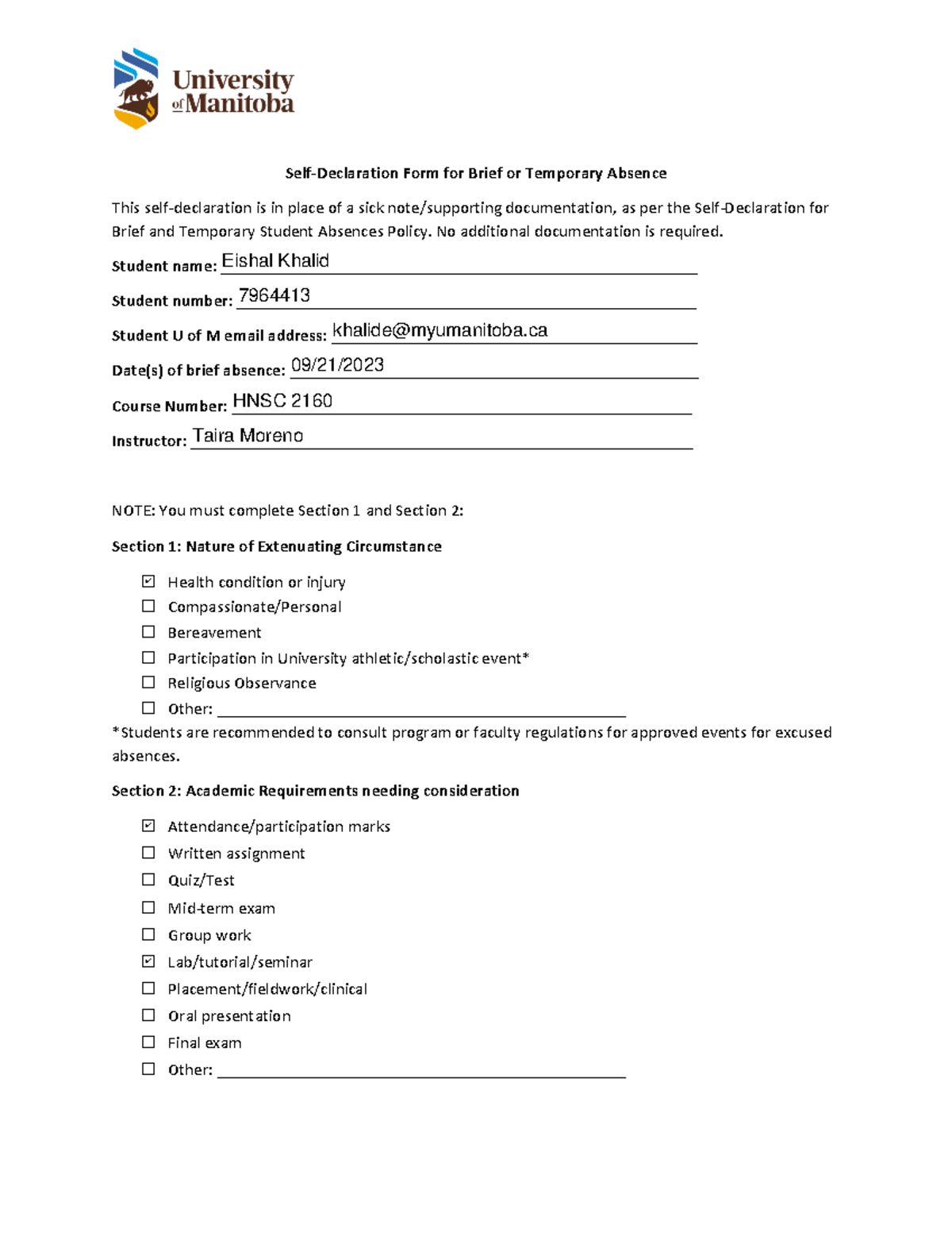 Self Declaration Fillable Form- Final for Website - Self-Declaration ...