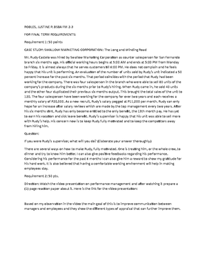 Justine Robles Module 2 Basmic - ROBLES,JUSTINE P. BSBA FM 2- MODULE 2 ...