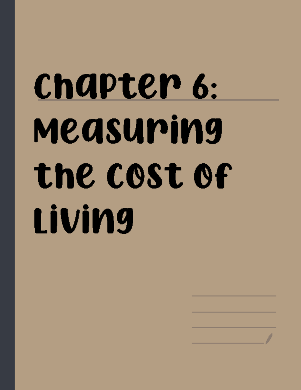 Section 1, Chapter 6- Measuring Cost Of Living - Chapter 6: Measuring ...