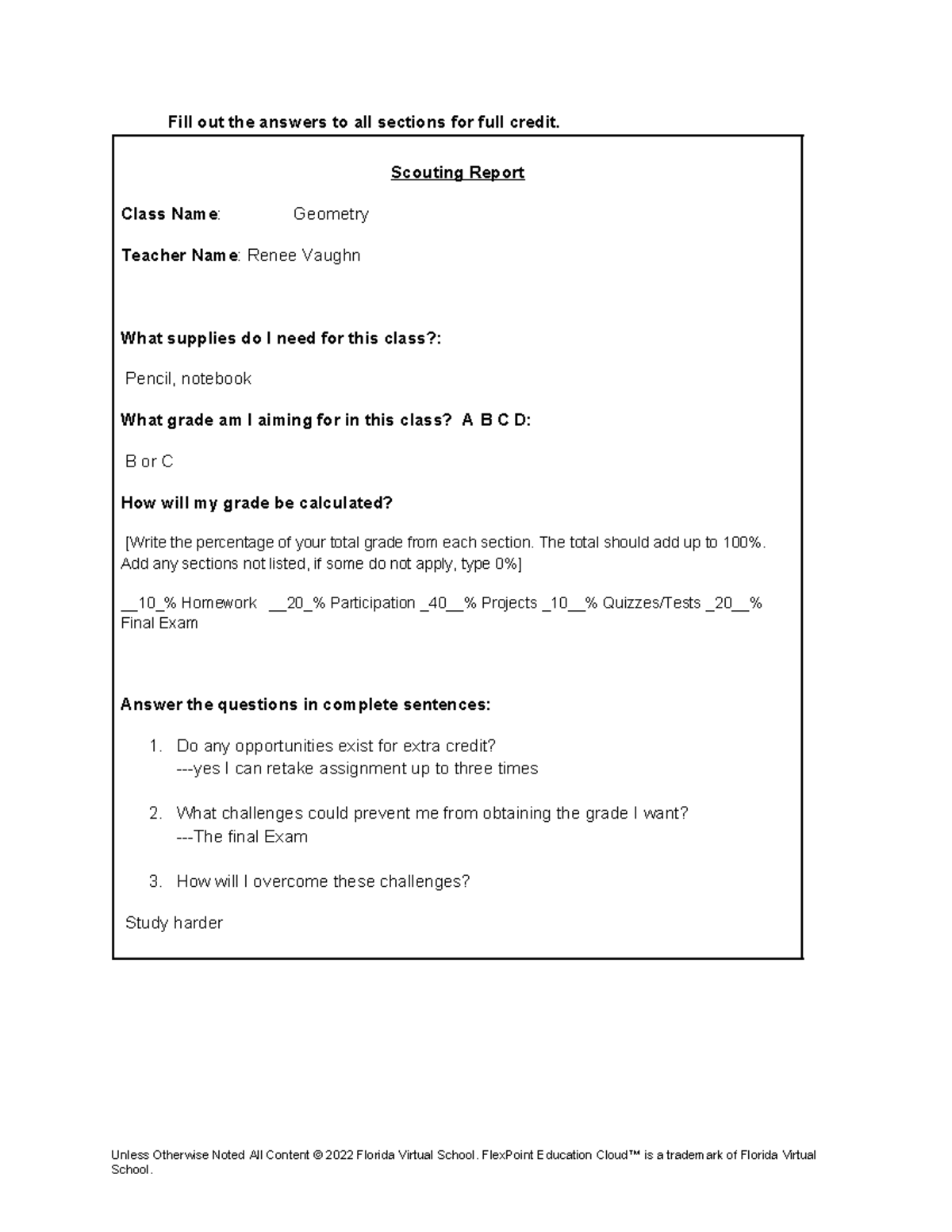 02 01 06a - Fill out the answers to all sections for full credit ...