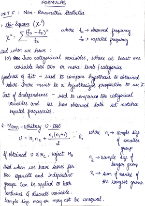 DESCRIPTIVE STATISTICS (Unit 2) - UNIT 2: DESCRIPTIVE STATISTICS ...