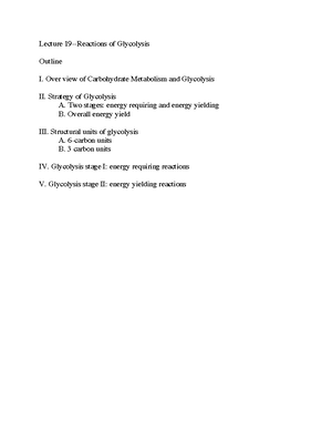 Biochemistry Lecture 1-5 Notes - BIOLOGY 40-Lecture 1—Introduction to ...