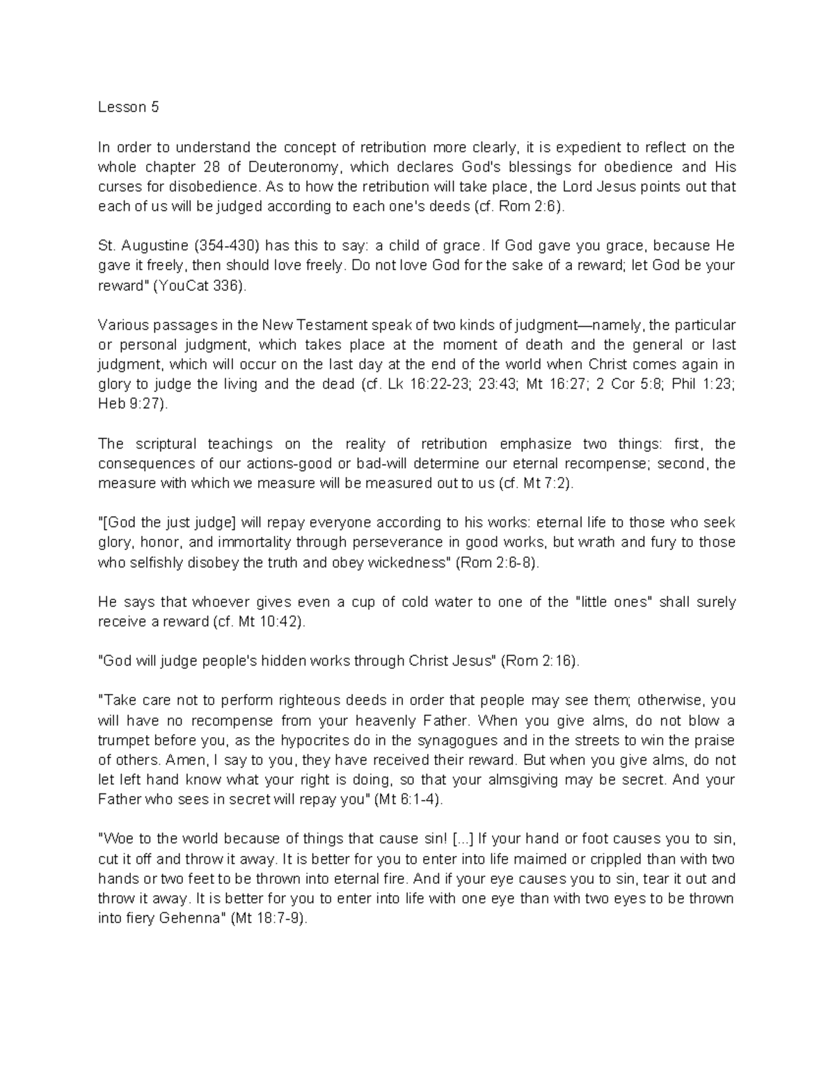 Christian Living Education - In order to understand the concept of ...