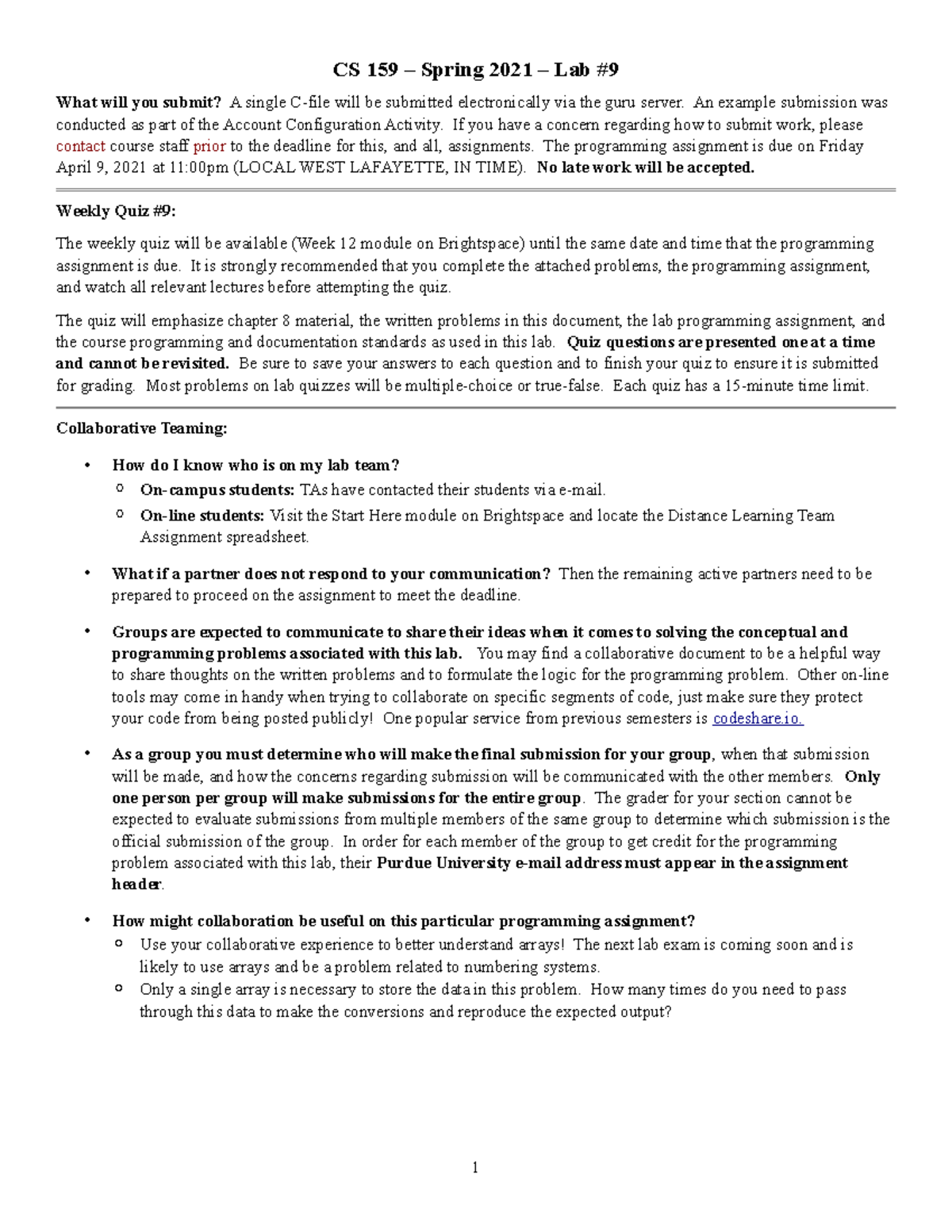 Lab09 CS 159 Spring 2021 Lab What Will You Submit A Single C lab09-cs-159-spring-2021-lab-what-will-you-submit-a-single-c