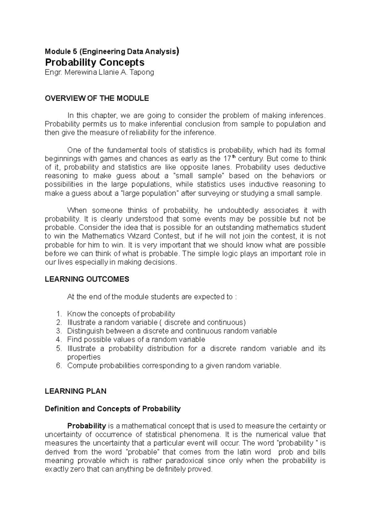 Module 5 ES 214 - EDA - Module 5 (Engineering Data Analysis ...