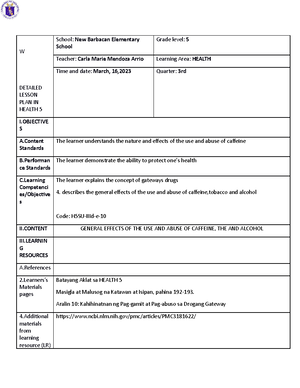 COT DLP Math 6 Q4 W2 Volume of cylinder - DETAILED LESSON PLAN School ...