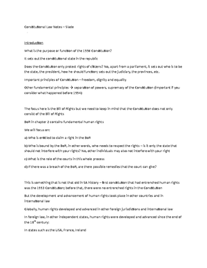 Compiled Notes CON - CONSTITUTIONAL LAW 214 Compiled Notes Cole Baker ...