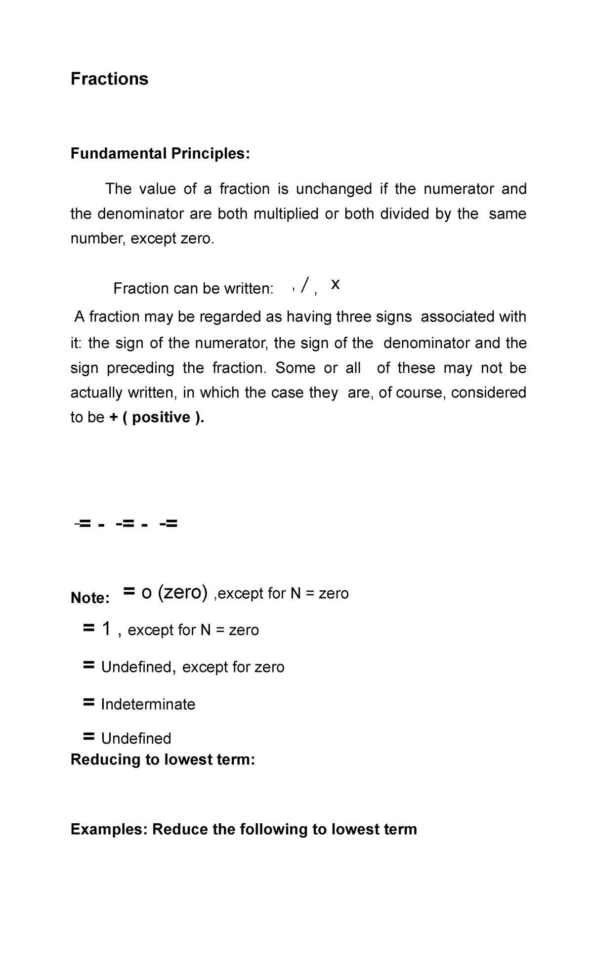 Fractions - Fraction for Basic Engineering Mathematics - Fractions ...