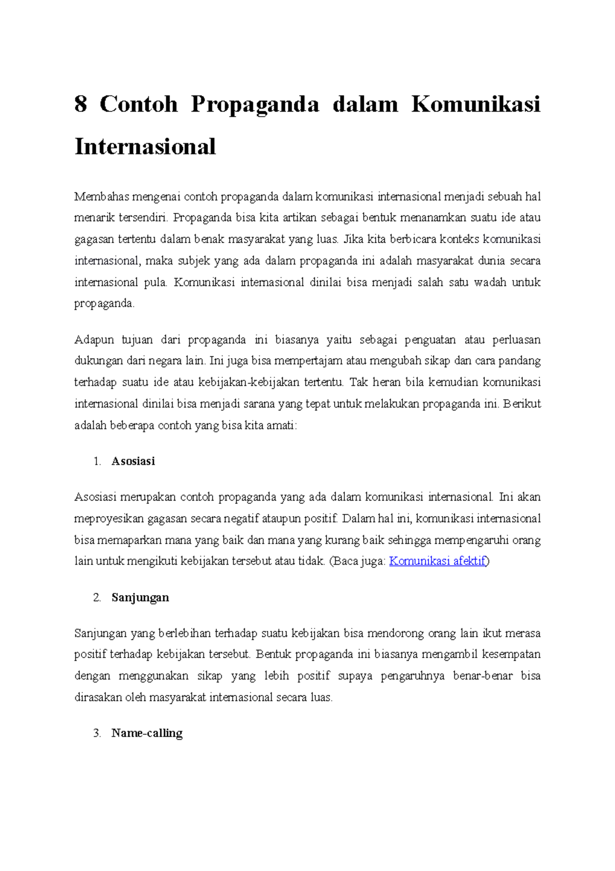 8 Contoh Propaganda dalam Komunikasi Internasional - 8 Contoh ...