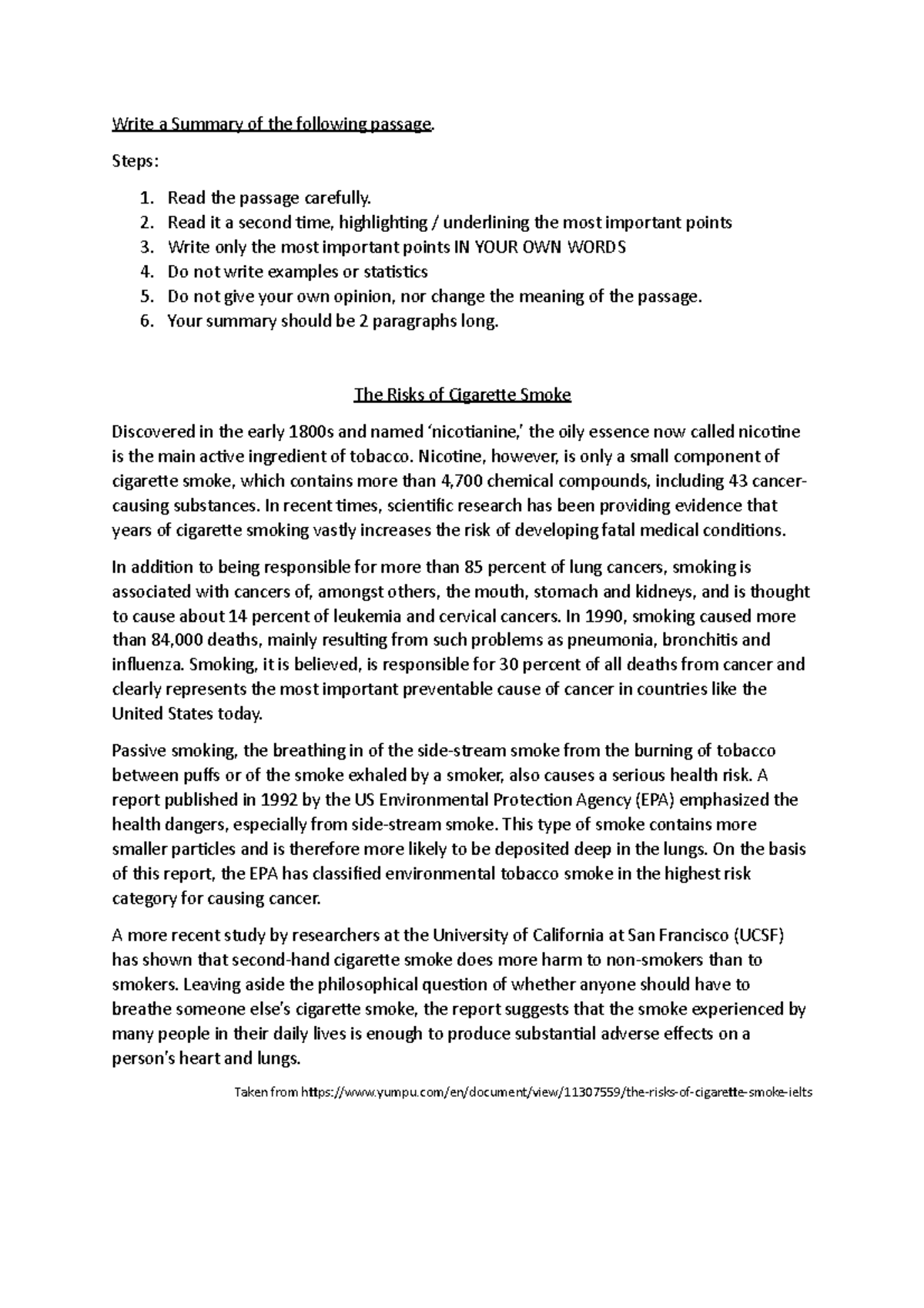 Summary-Assignment - write about summary - Write a Summary of the ...