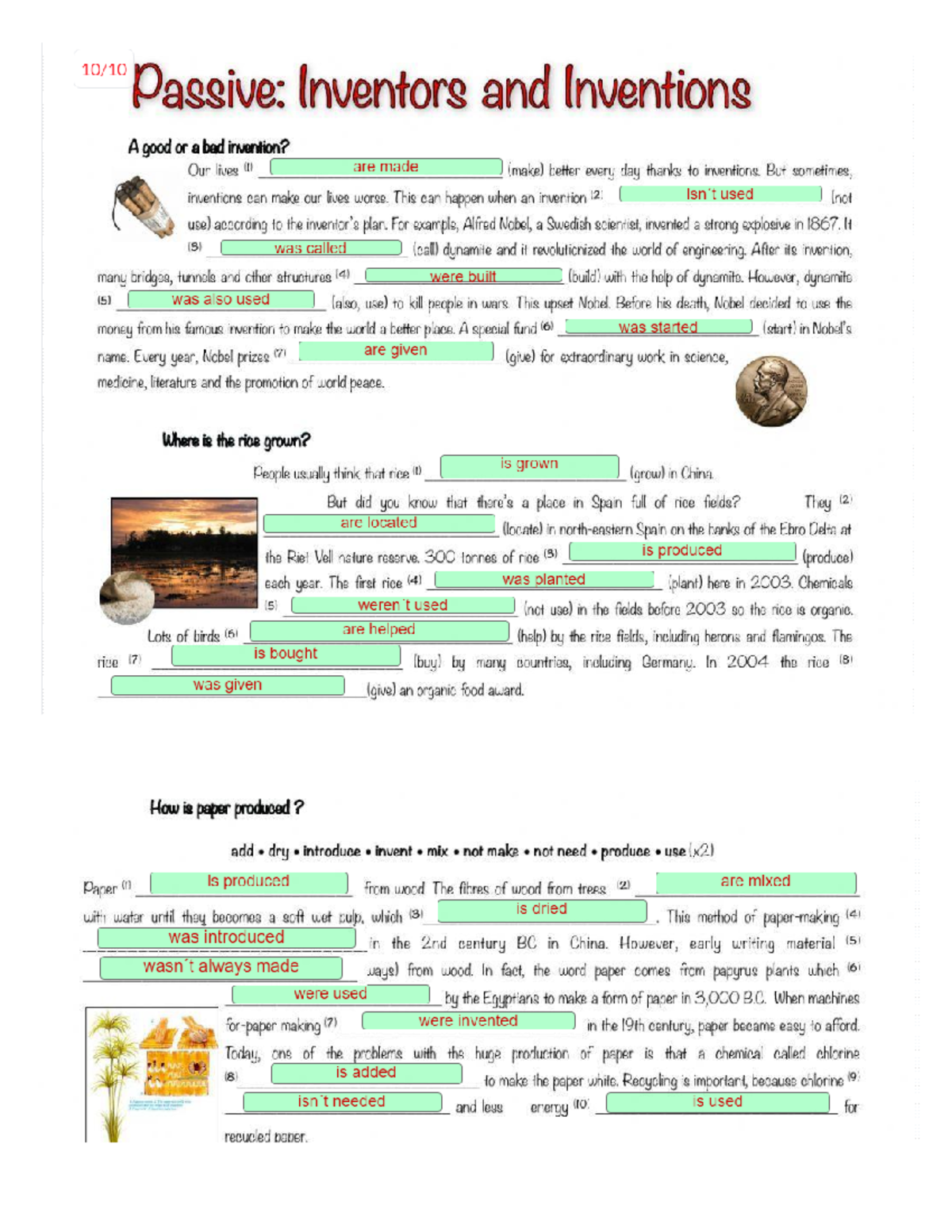 Passive-Inventors and inventions - Inglés V - Studocu