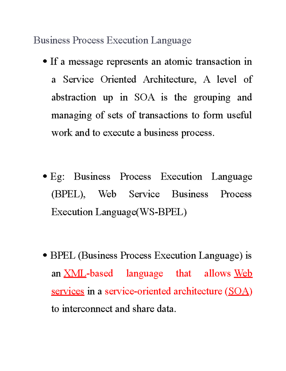 Business Process Execution Language - Eg: Business Process Execution Language (BPEL), Web ...